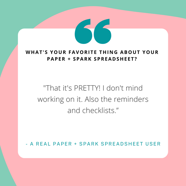 Inventory for Resellers spreadsheet – Paper and Spark