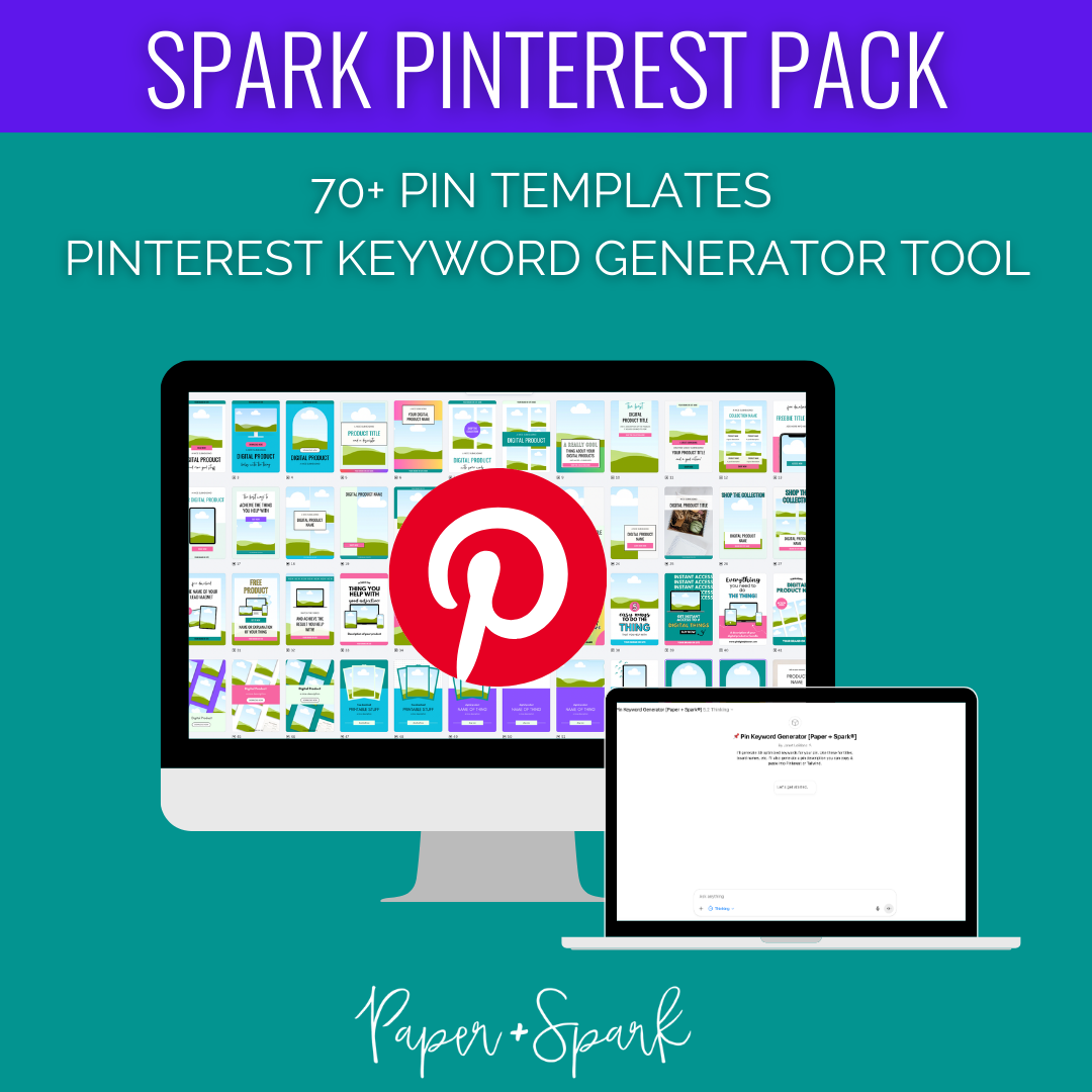 Spark Pinterest Pack – Paper and Spark