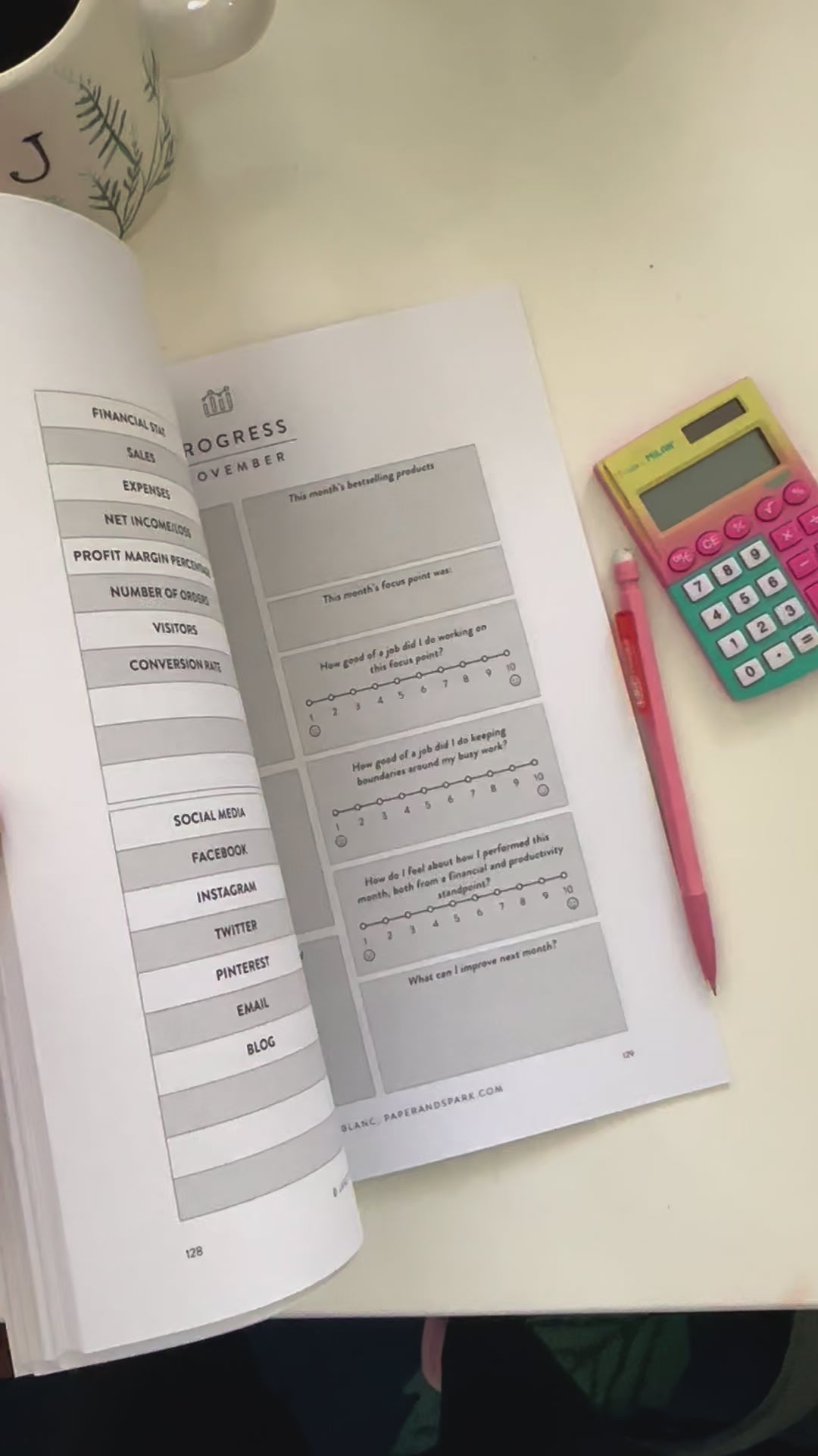 The Goal-Getting Guidebook for Makers - Spiral-Bound Book – Paper and Spark